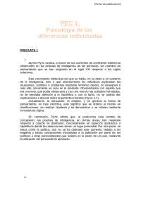 PEC 1 PSICOLOGIA DE LAS DIFERENCIAS INDIVIDUALES SOLUCIÓN | Ejercicios de Psicología Cognitiva ...