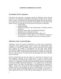 Affirmative action main report.doc - Docsity