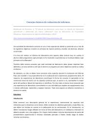 Consejos para un informe de laboratorio - Docsity