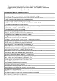 MCMI -II INVENTARIO CLÍNICO MULTIAXIAL DE MILLON-II | Esquemas y mapas ...