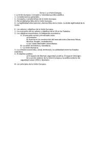 Esquema tema 2 instituciones - Docsity