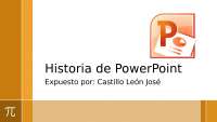 La historia de powert point - Docsity