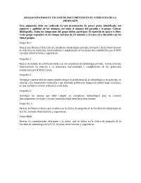 DOCUMENTOS EJERCICIO DE LA PROFESION - Docsity