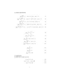 Formulario sulle Limiti, Derivate, Integrali, equazioni differenziali | Formulari di Analisi ...