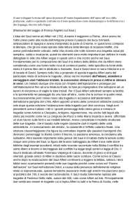 Riassunto e commento del Saul di Vittorio Alfieri - Docsity