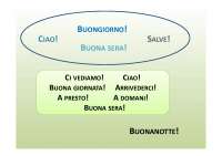 Verbos en italiano ESSERE, AVERE e CHIAMARSI - Docsity