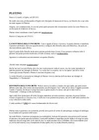 Riassunto filosofo: Plotino - Docsity