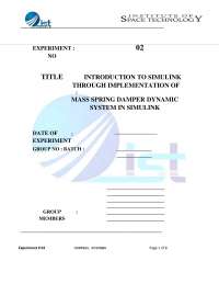 Introduction to Simulink - Docsity