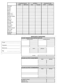 Schema utili di rendiconto finanziario - Docsity