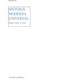 Historia Moderna Universal II - Docsity
