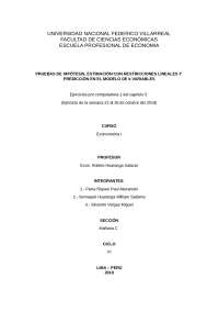 Ejercicios Resueltos de Econometria - Docsity