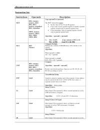 Microprocessor Instructions - Docsity