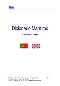 Dicionario maritimo ingles portugues - Docsity