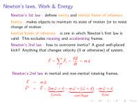 Newton's laws, Work & Energy - Docsity