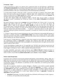 Appunti su D'Annunzio: fasi di produzione, opere, prosa, poesia ...
