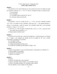 Exercicios sobre cap 4 do halliday - Docsity