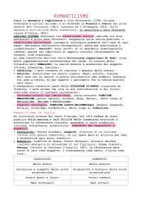 Romanticismo (Leopardi, Manzoni) - Docsity