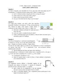 Exercicios sobre cap 6 do Halliday - Docsity