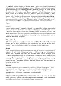 La tregua di primo levi riassunto - Docsity