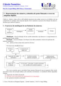Exercícios de Cálculo Numéricos - Docsity