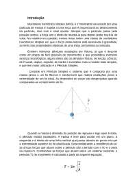 Relatório de Pendulo simples - Docsity