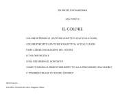 IL COLORE - interazione - Docsity
