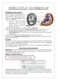 Componenti della cellula animale e vegetale in pdf - Docsity