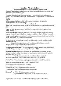 Relazione tra input e output - Docsity