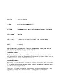 Data structures and algorithm assignment - Docsity