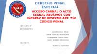ARTICULO 210 CODIGO PENAL - Docsity