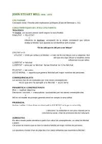 Esquema / resum de la filosofia de Mill - Docsity