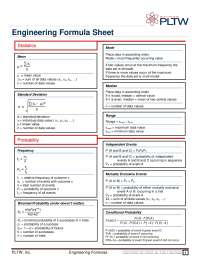 Engineering statics cheat sheet - Docsity