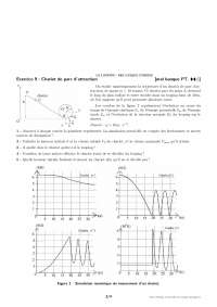 Mécanique T.D. Statique - Exercice Corrigé - Docsity