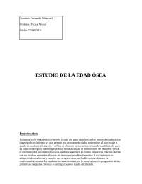 Estudio de la edad osea en rx de mano y rodilla - Docsity