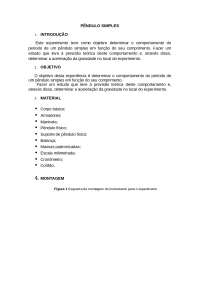 Relatório de Pêndulo Simples - Docsity