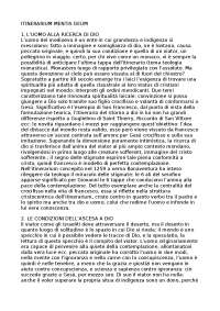 ITINERARIUM IN MENTIS DEUM - Docsity