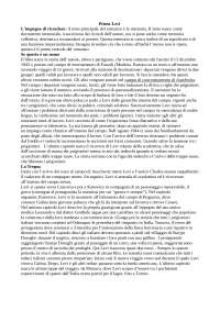 Riassunto sulla vita e sulle opere di Primo Levi - Docsity