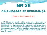 APOSTILA NORMA REGULAMENTADORA NR-26 - Docsity