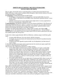 Riassunto: "Diritti delle donne e multiculturalismo" di Susan Moller ...