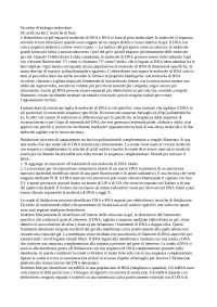 Tecniche di biologia molecolare - Docsity