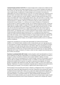 El Consejo derecho comunitario - Docsity