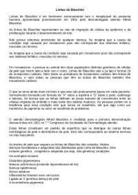 Características das Linhas de Blaschko - Docsity