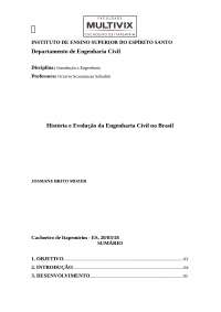 História E Evolução Da Engenharia Civil No Brasil Docsity