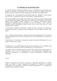 Modello di hotelling | Esercizi di Microeconomia | Docsity