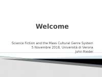 POWER POINT John Rieder 3 di 3 - Docsity