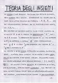 Teoria degli insiemi - Docsity