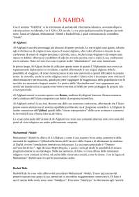 LA NAHDA: Al-Afghani, Muhammad 'Abduh e Rashid Rida. - Docsity