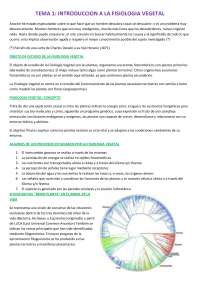 FISIOLOGIA VEGETAL 1ºCuatrimestre UV | Apuntes de Fisiología de las ...