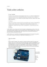 Tudo sobre Arduino( resumo) - Docsity