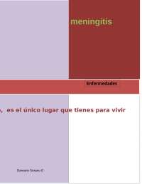 Brochure de Meningitis - Docsity